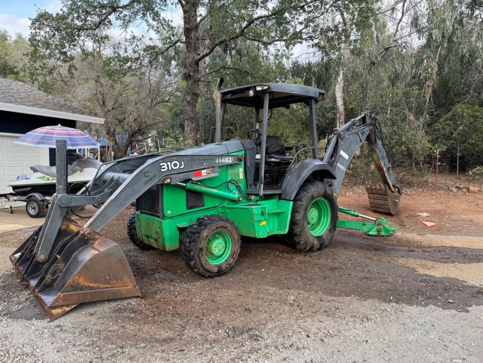 2012 John Deere 310 4WD Tractor w/ Loader for sale | Rescue, CA